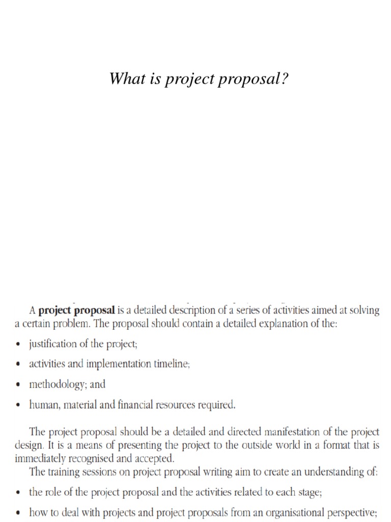 What Is Project Proposal | PDF | Time | Goal