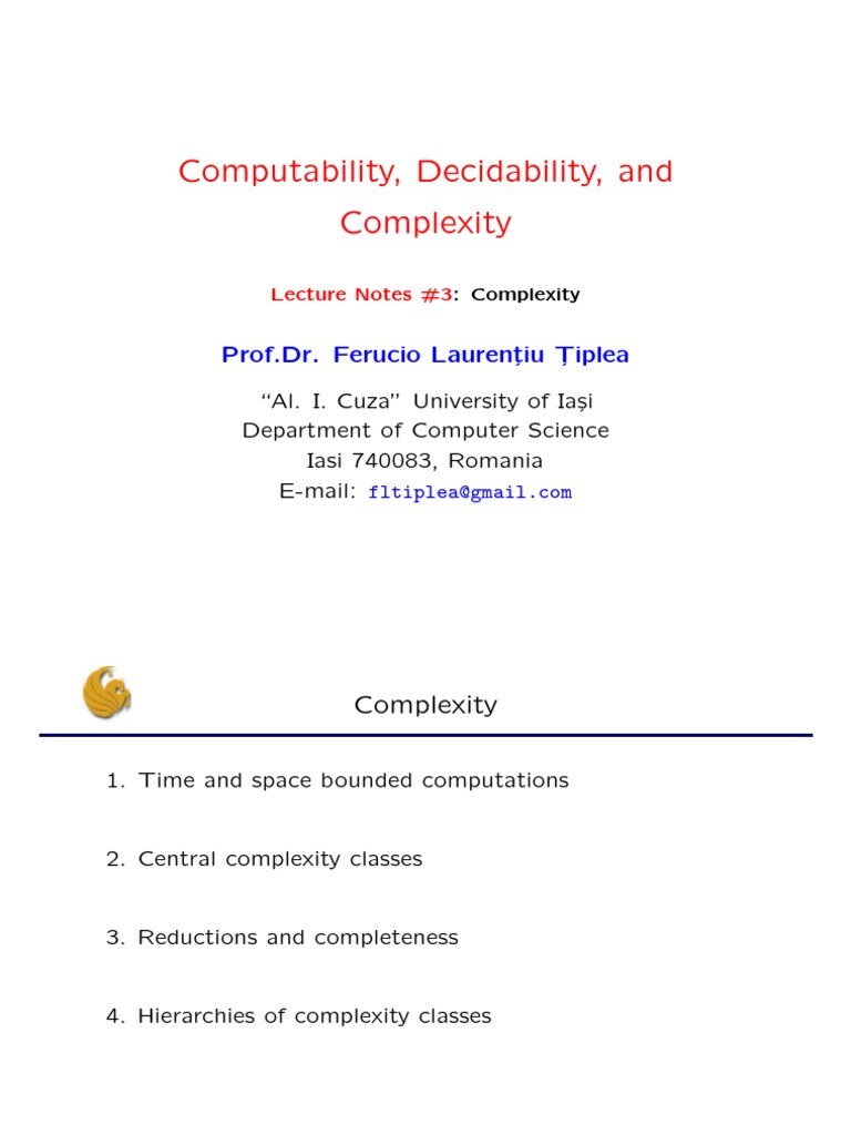 CDC Complexity Unlocked | PDF | Computational Complexity Theory | Theory Of Computation