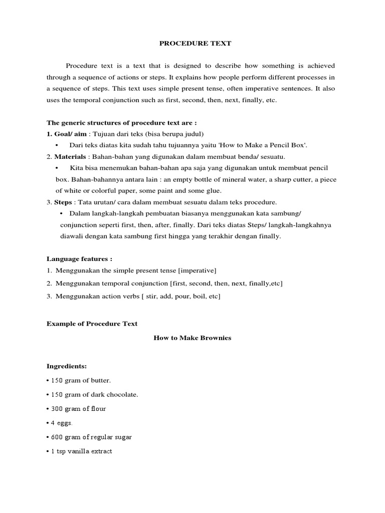 Procedure Text | PDF | Coconut | Foods