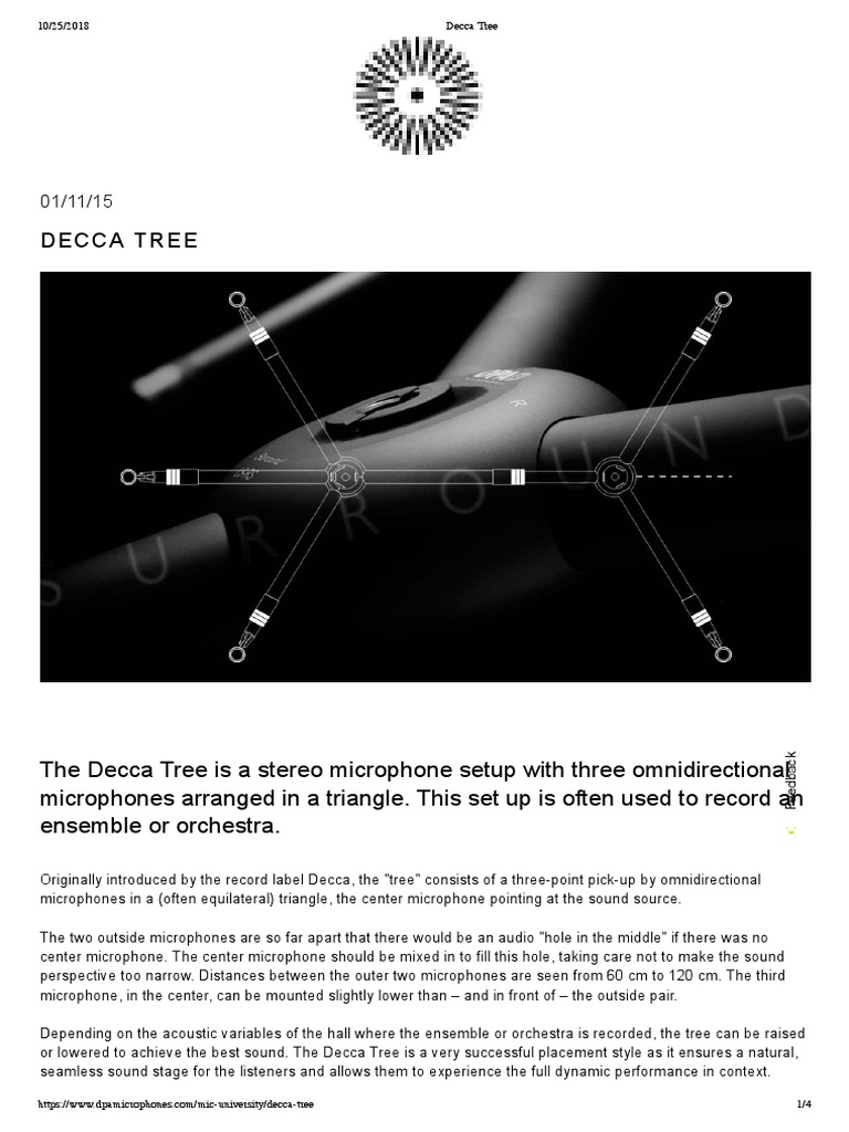 Decca Tree | PDF | Microphone | Sound