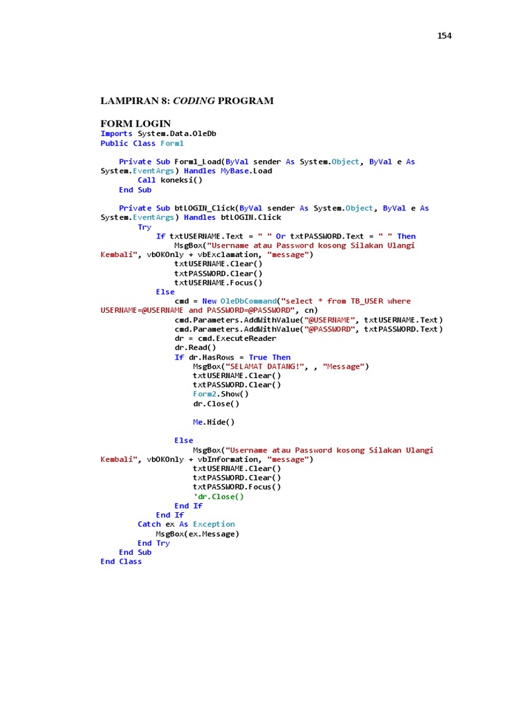 Lampiran Koding | PDF