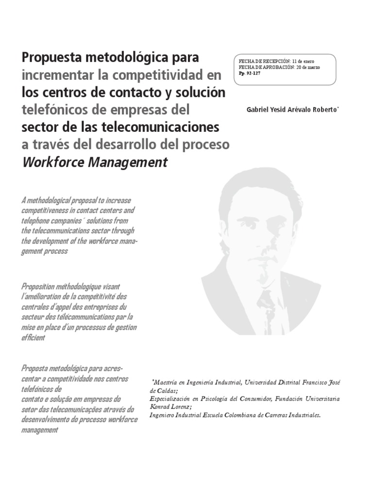 Dimensionamiento | PDF | Centro de llamadas | Respuesta de Voz Interactiva