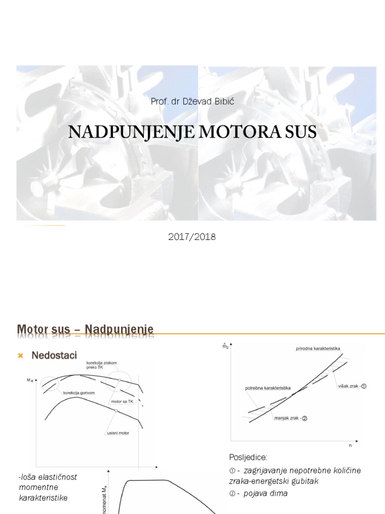 2 Nadpunjenje Motora Sus - 2017 2018 | PDF
