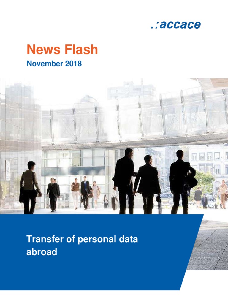 GDPR Rules for Data Transfer Abroad | PDF | Government Information ...