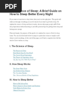 Ten Health Benefits of Getting A Good Nights Sleep | PDF | Sleep ...