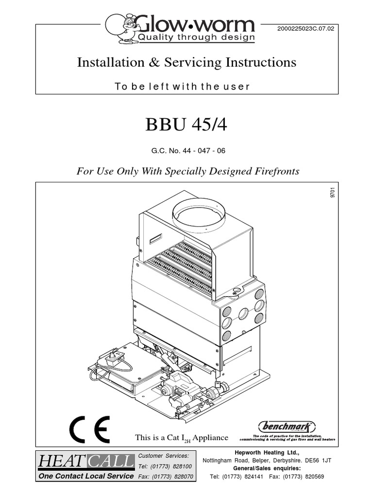 Hepworth BBU 45/4 Installation Guide | PDF | Chimney | Tap (Valve)