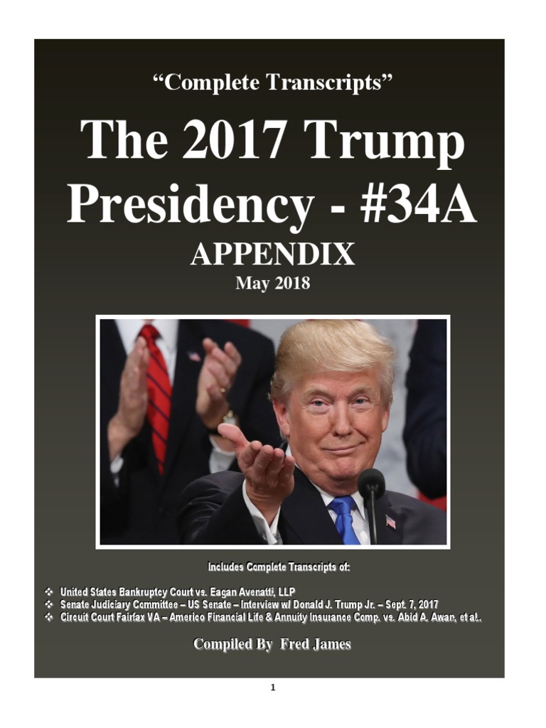 Trump Presidency 34 Appendix | PDF | Copyright | Media Freedom