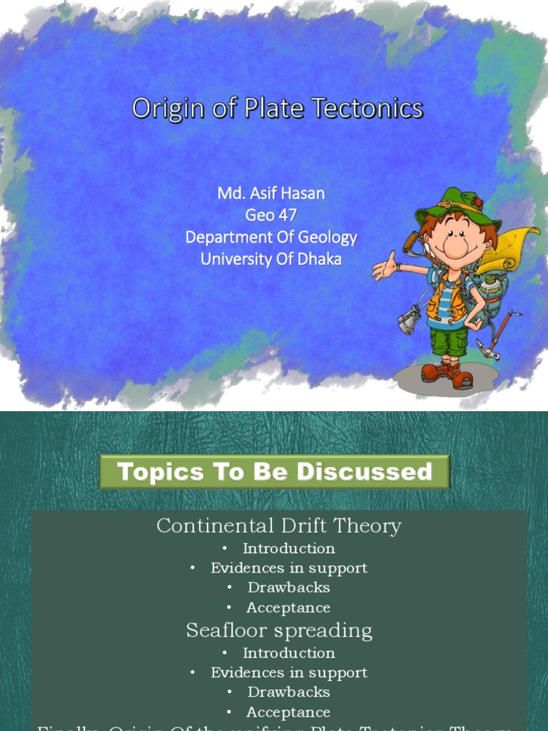 Continental Drift & Sea Floor Spreading | PDF | Plate Tectonics | Crust ...