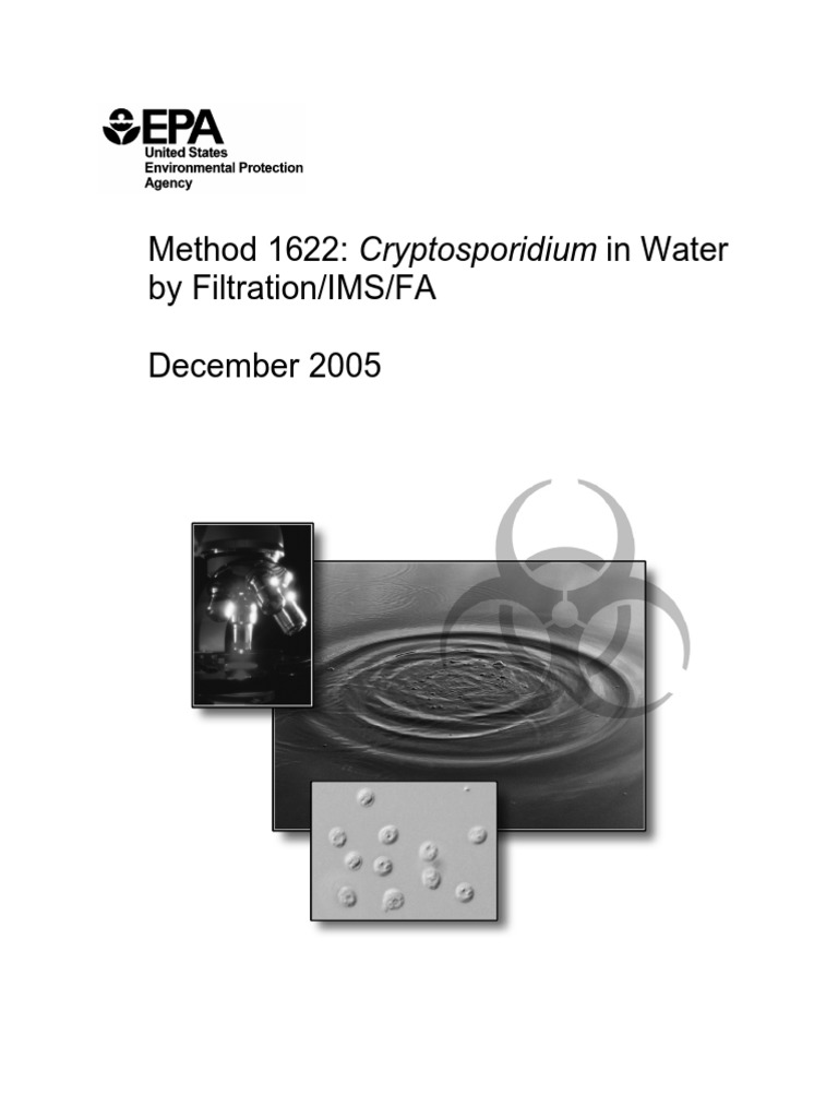 Method 1622: Cryptosporidium in Water by Filtration/IMS/FA December ...