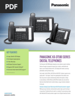 Panasonic KX T7703 T7705 Brochure | PDF | Telephone | Information And ...