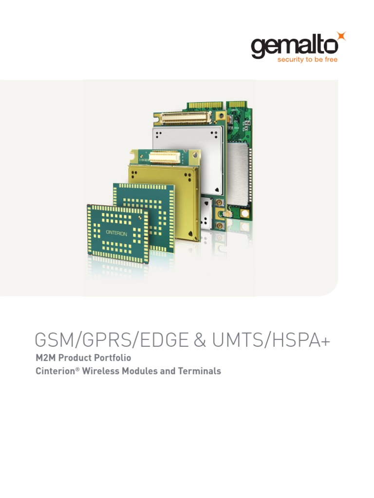 Gemalto Datasheet Overview Web | PDF | General Packet Radio Service ...