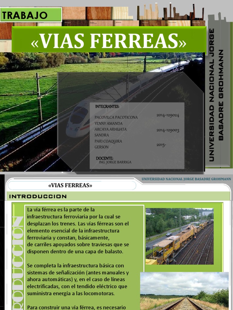 Vias Ferreas | PDF | Track (transporte ferroviario) | Infraestructura ferroviaria