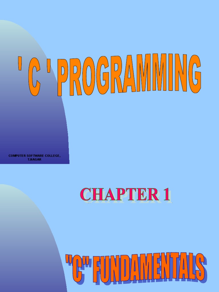 Computer Software College, T.Nagar | PDF | Computing | Parameter ...