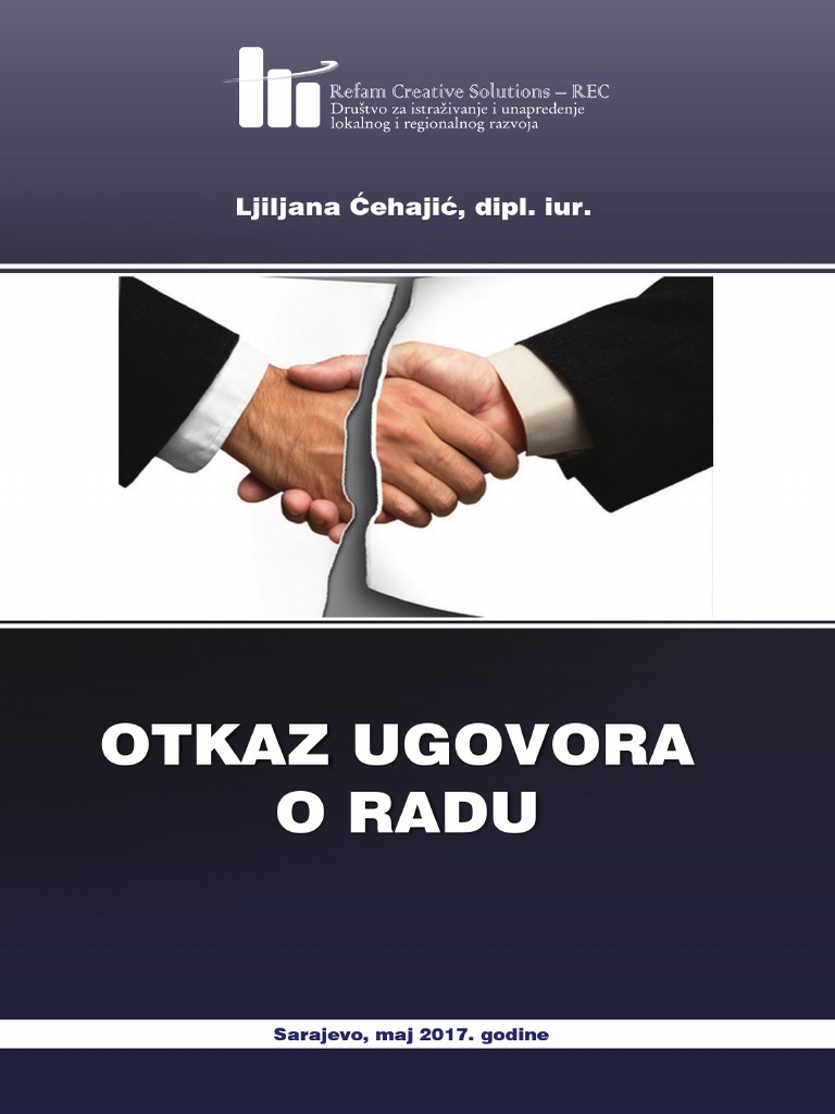 Otkaz Ugovora o Radu PDF | PDF