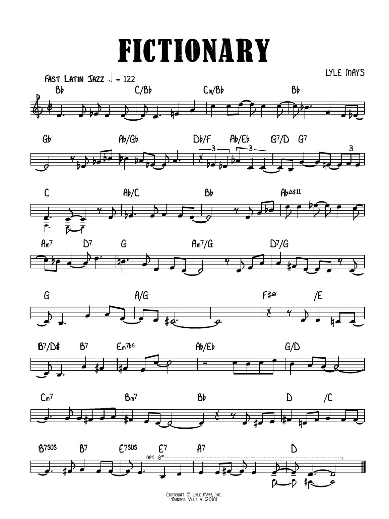 Lyle Mays - Fictionary