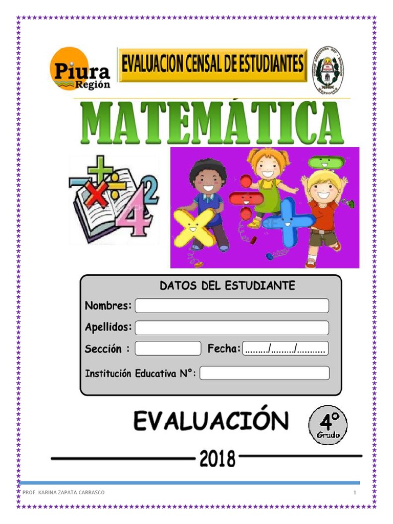 Evaluación ECE | PDF