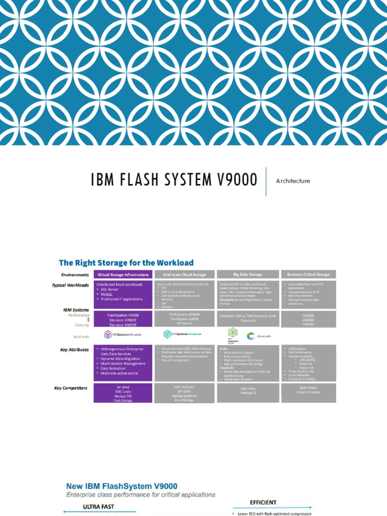 Ibm Flash System V9000: Architecture | PDF
