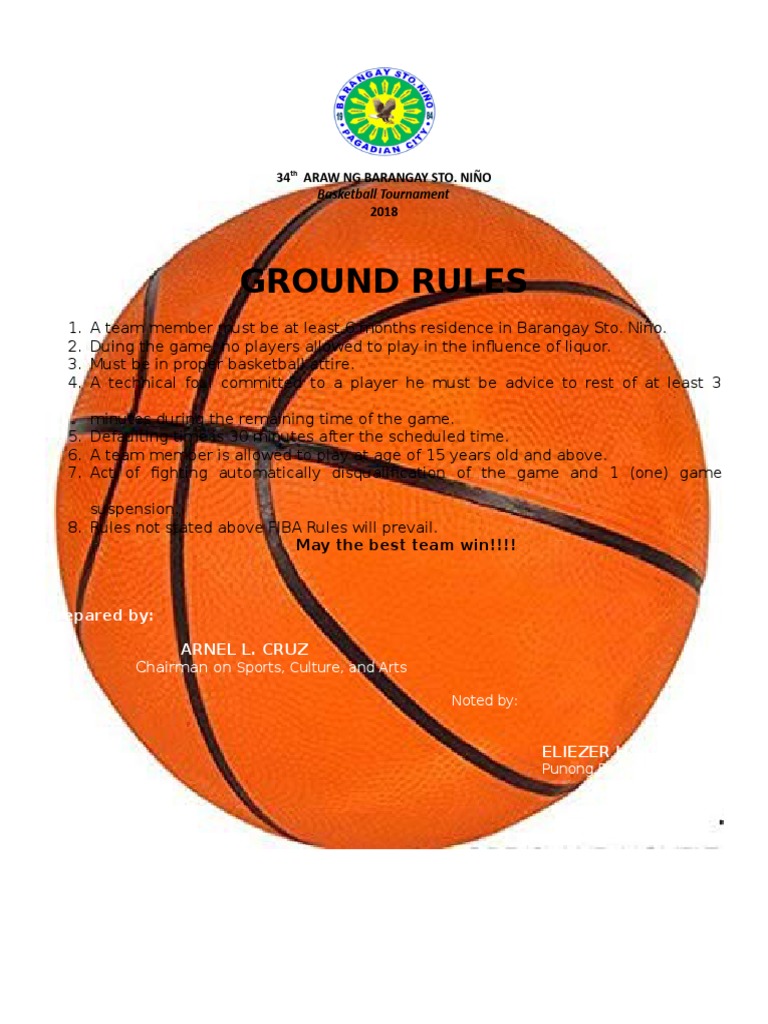 Barangay Basketball Rules | PDF