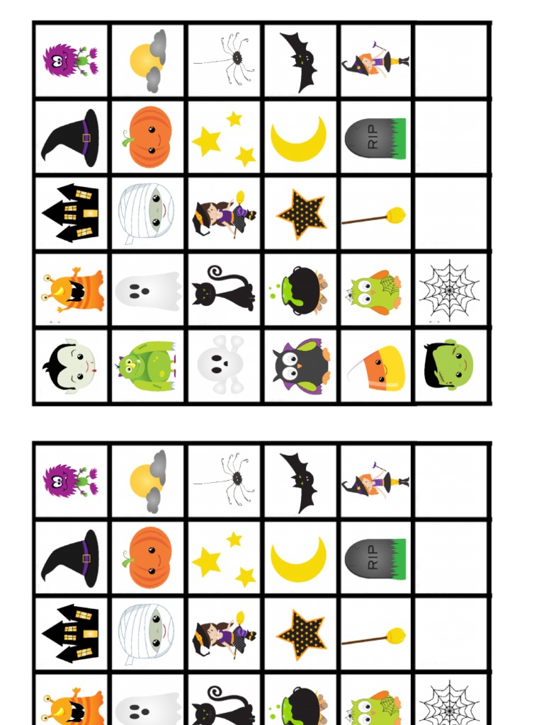 Halloween Memory Game PDF | PDF