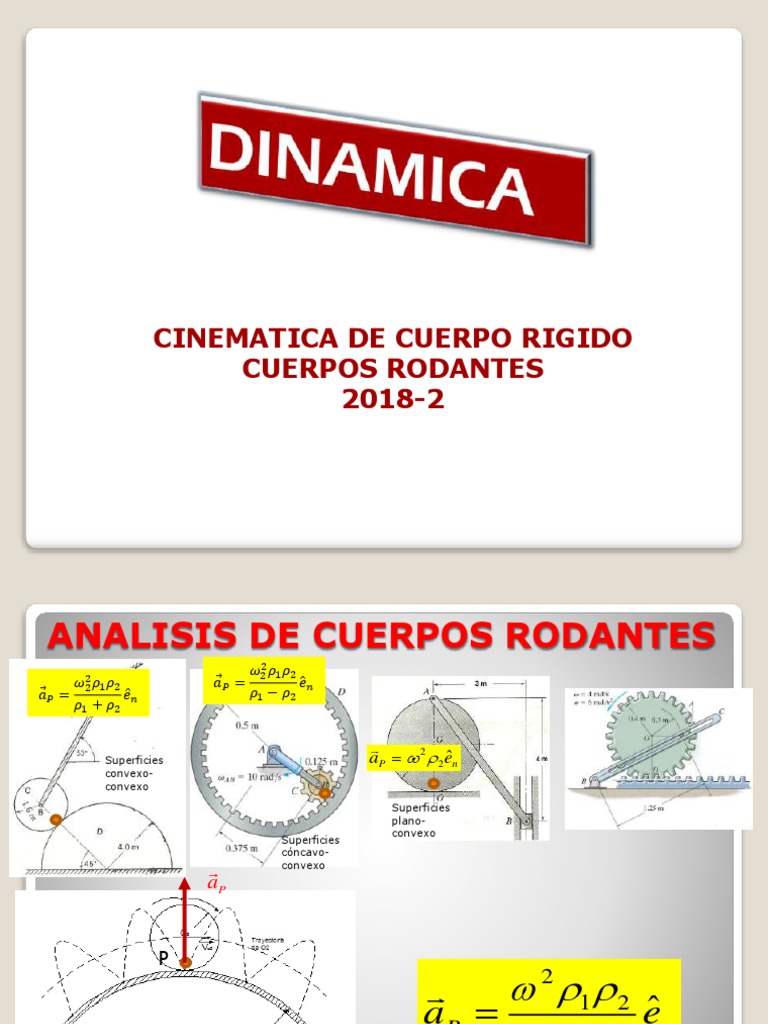 Cinematica de Cuerpo Rigido-2018-2 | PDF | Cinemática | Tiempo espacial