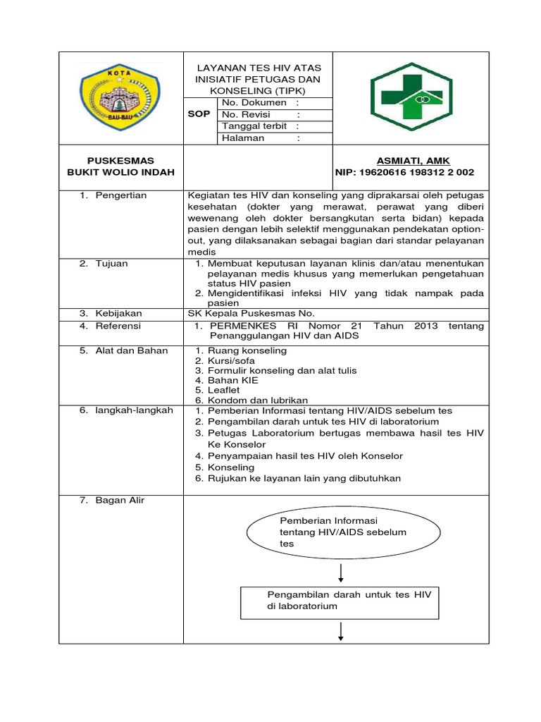 Sop Hiv Aids Terbaru | PDF