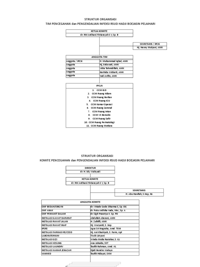 Struktur Komite Ppi | PDF