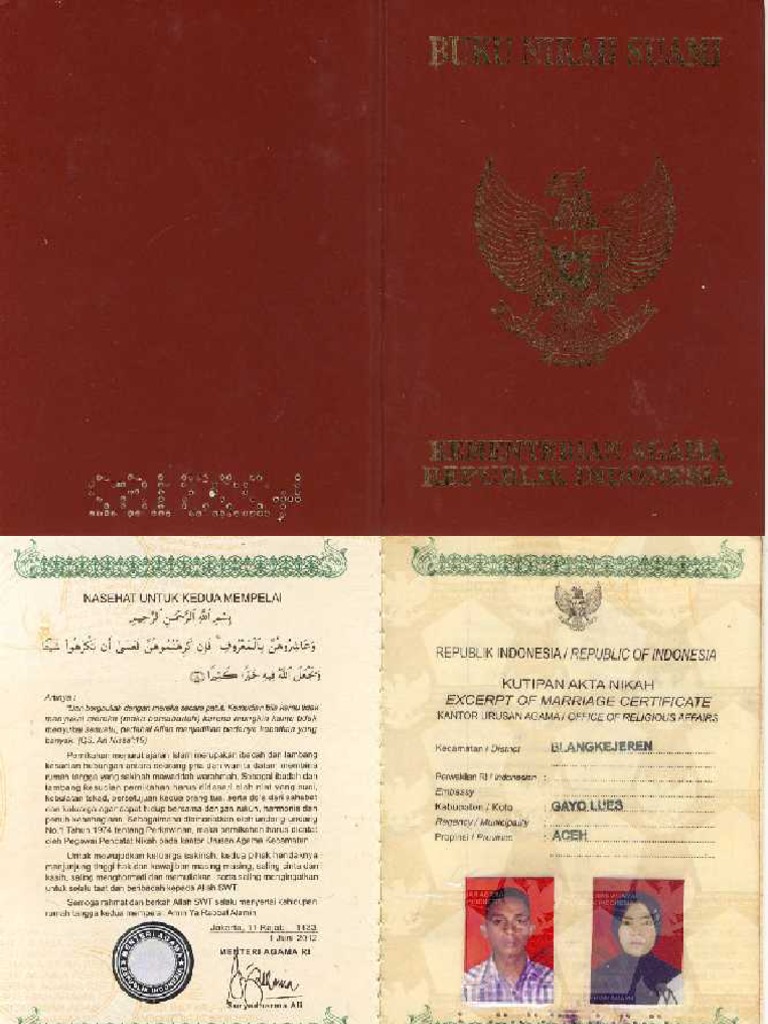 Buku Nikah PDF | PDF