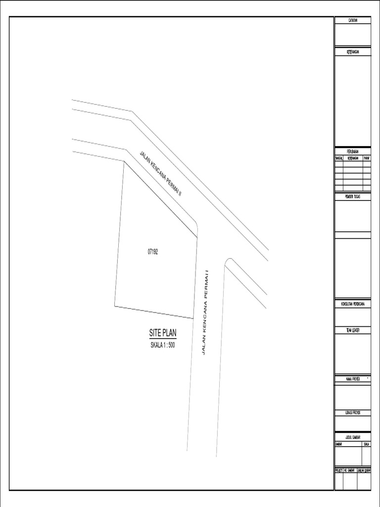 Site Plan: Jalan Kencana Permai Ii | PDF