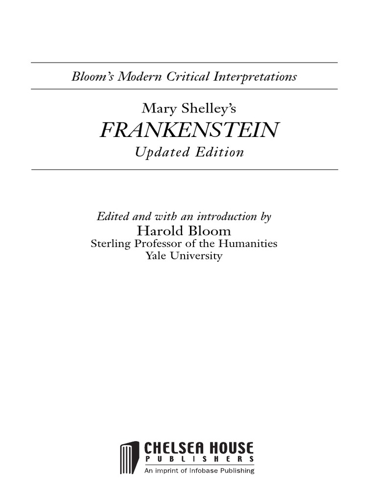Tropp Blooms Modern Critical Interpretations | PDF | Frankenstein ...