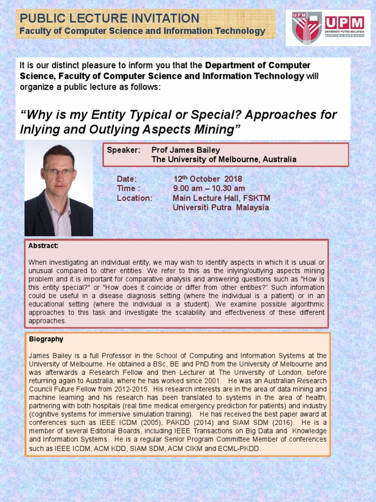 Inlying/Outlying Aspects Mining Lecture | PDF | Data Mining ...