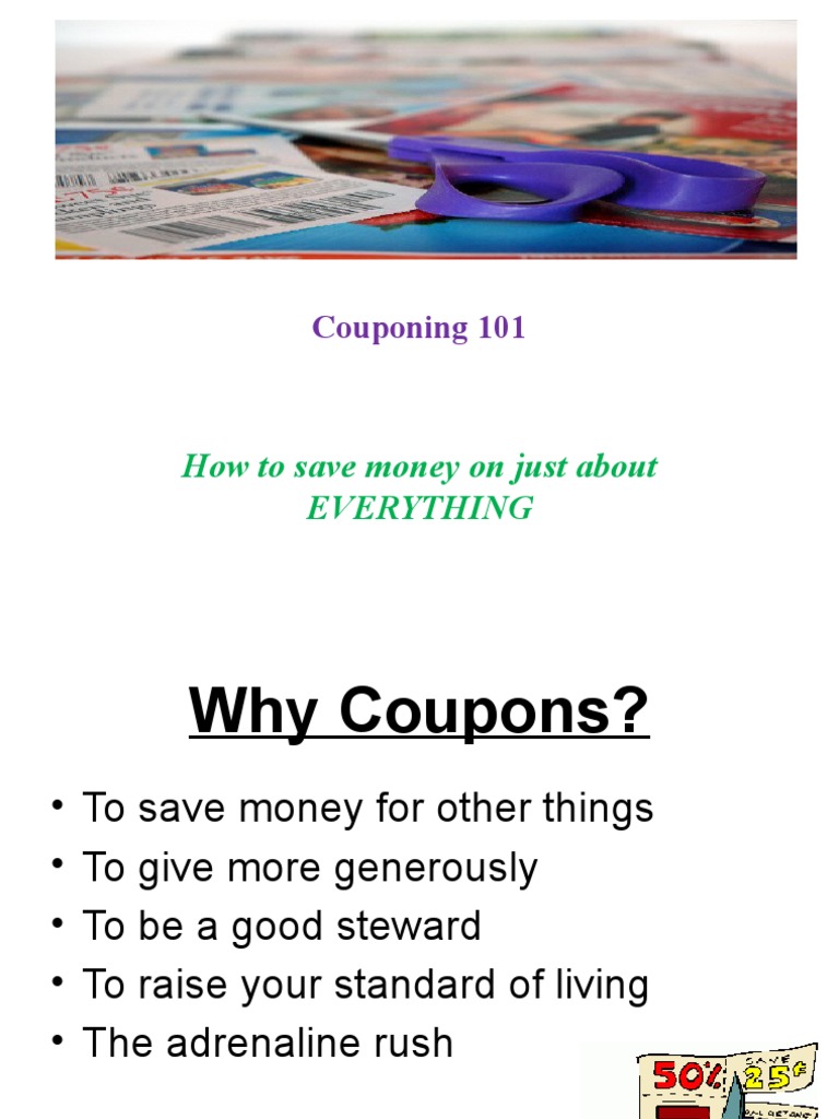 Couponing Guide: Save Money Everywhere | PDF | Self-Improvement