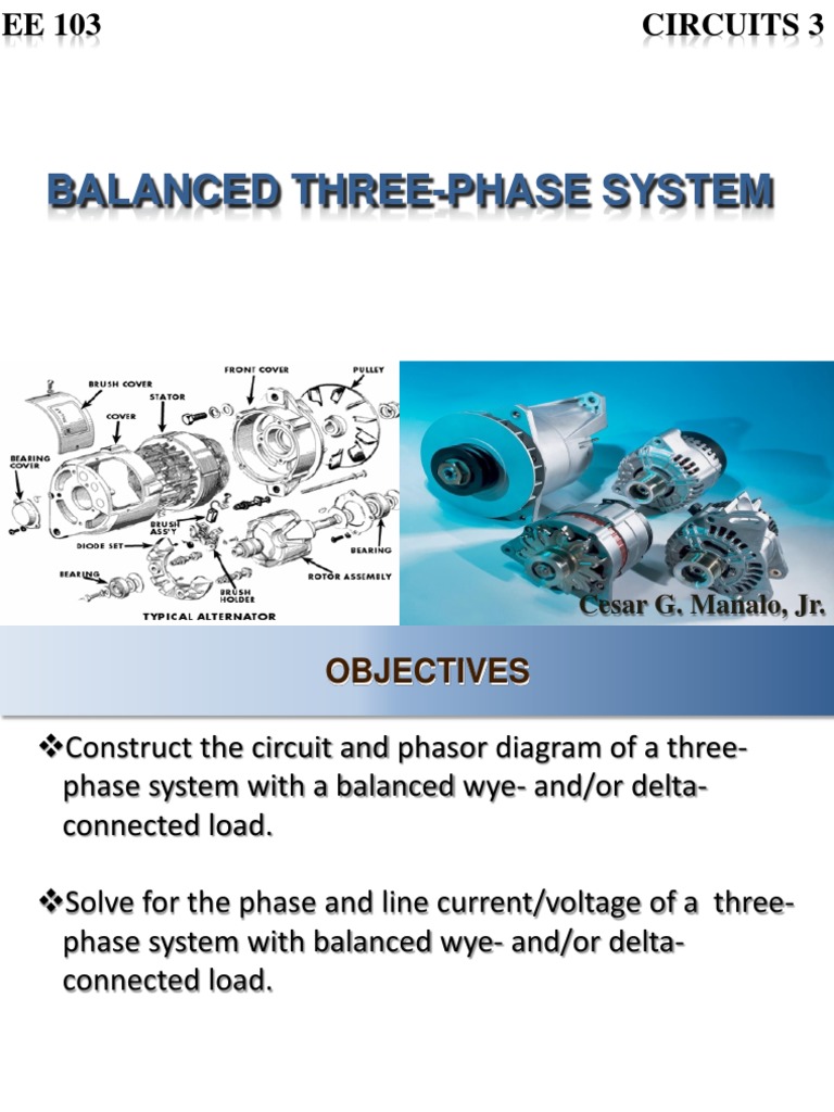 Balanced Three Phase System v8 | PDF | Electrical Equipment | Physics