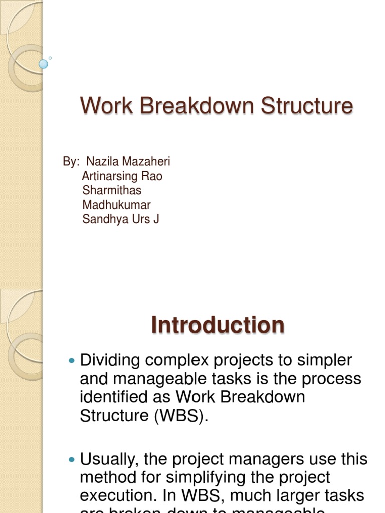 WBS | PDF | Systems Science | Business