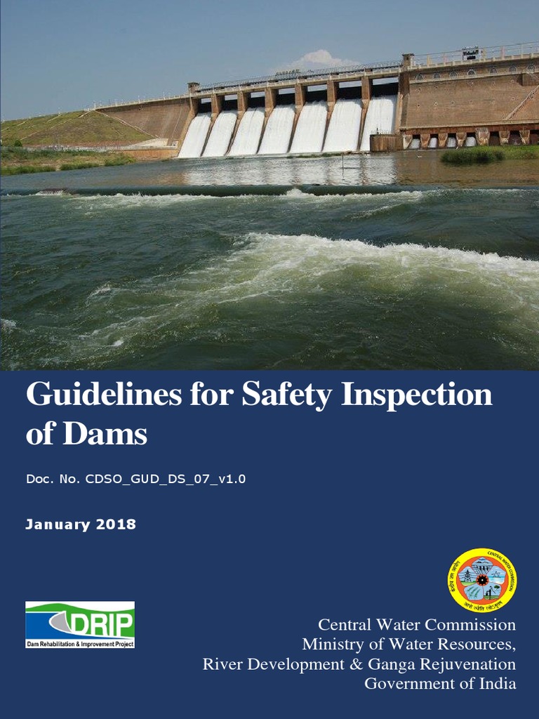 Guidelines For Safety Inspection of Dams 2018 | PDF | Spillway | Dam
