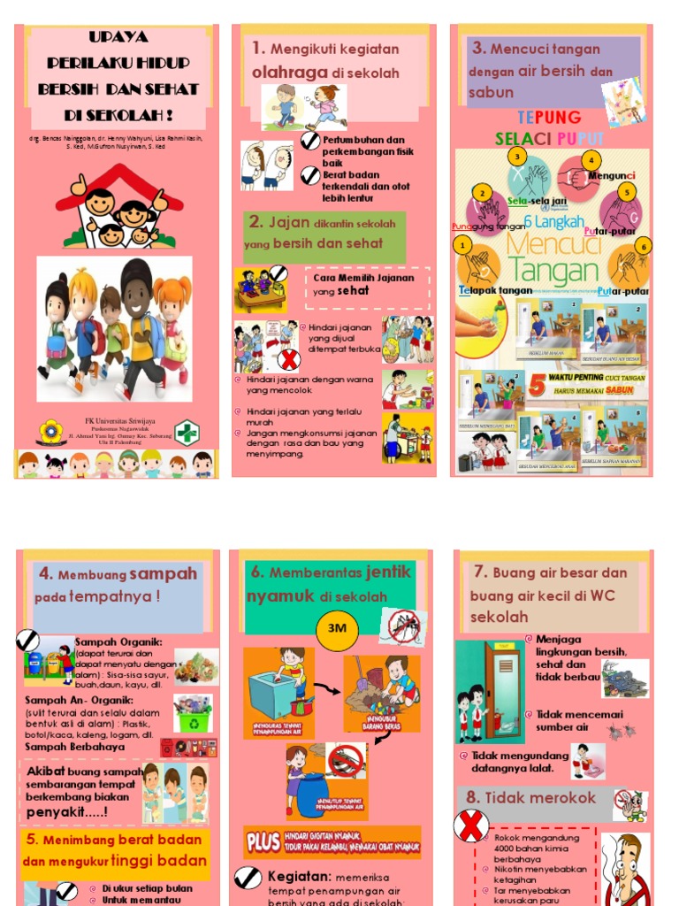 Leaflet PHBS Puskesmas | PDF