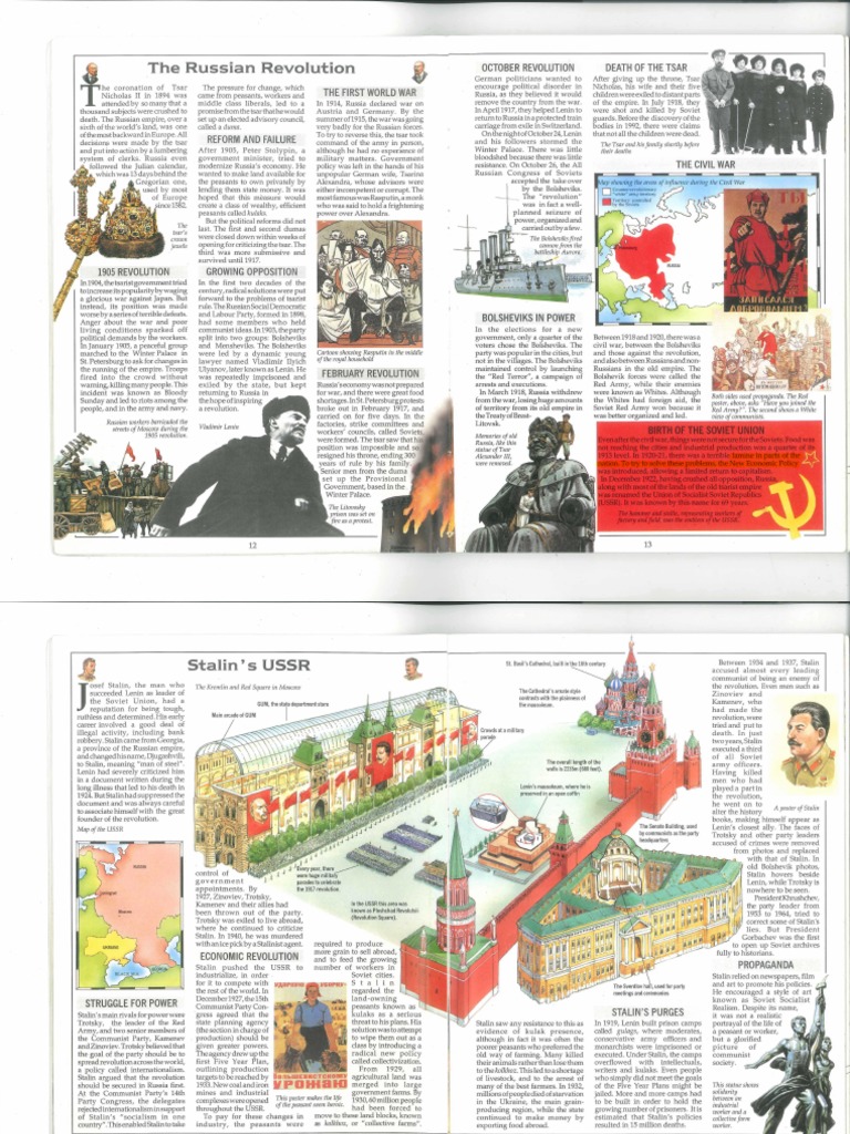 Key Events of Early 20th Century Russia | PDF | Joseph Stalin | Soviet ...