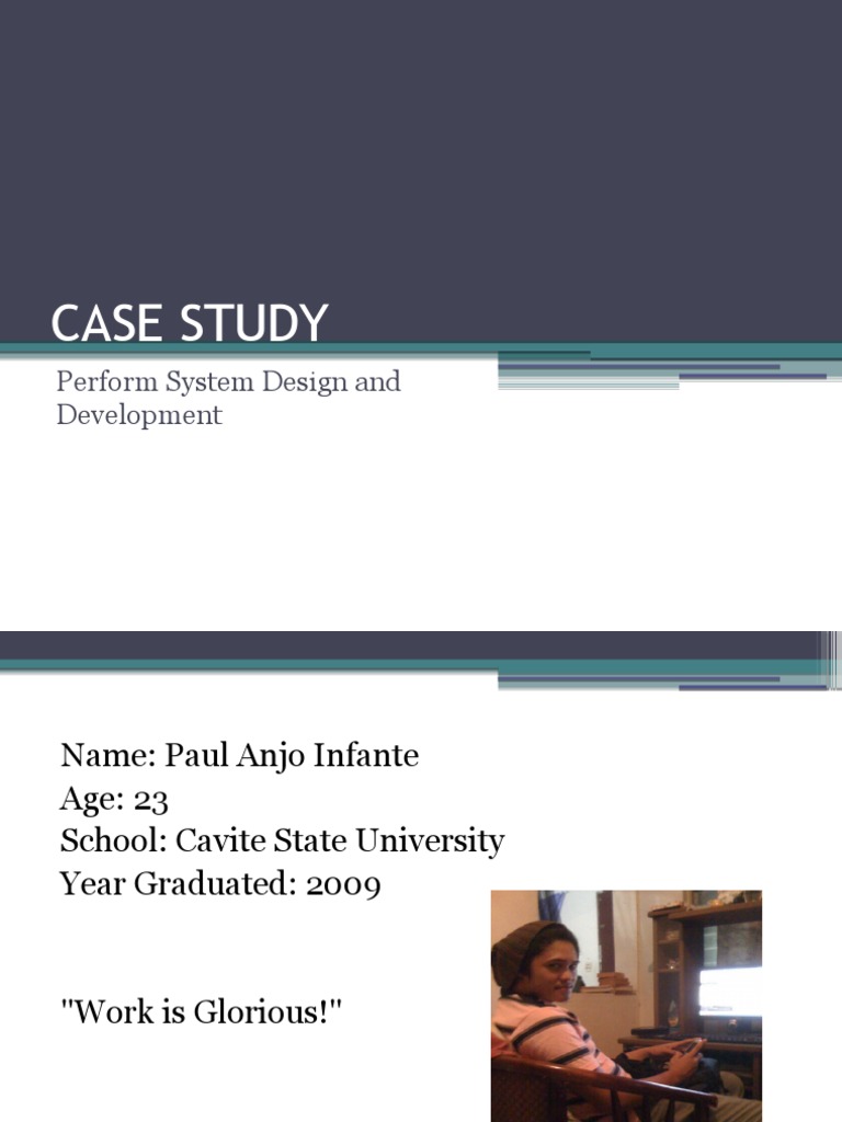 Case Study: Perform System Design and Development | PDF | Computer ...