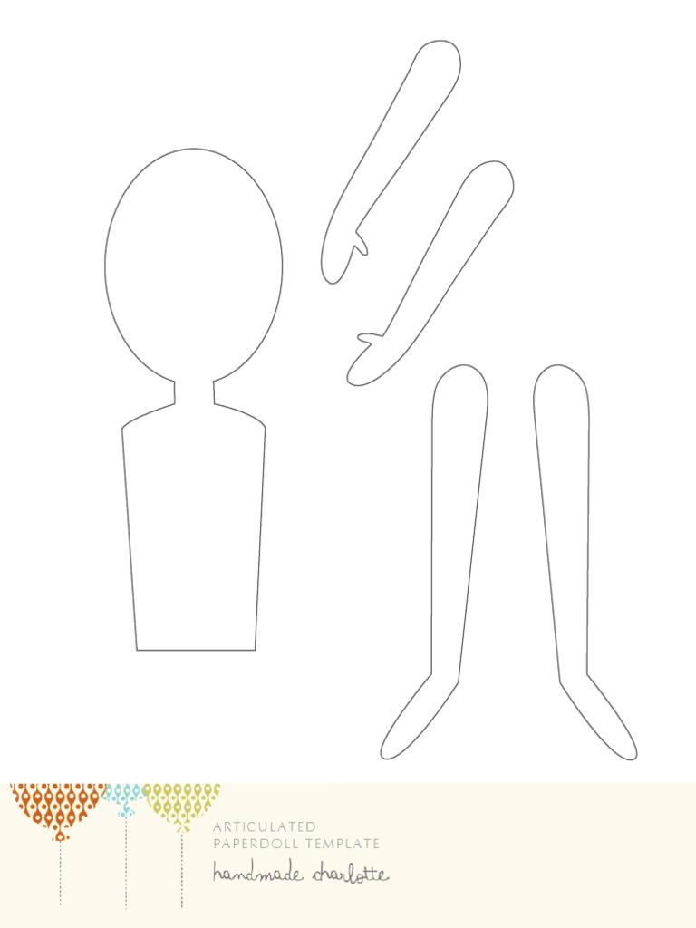 Paper Doll Template | PDF