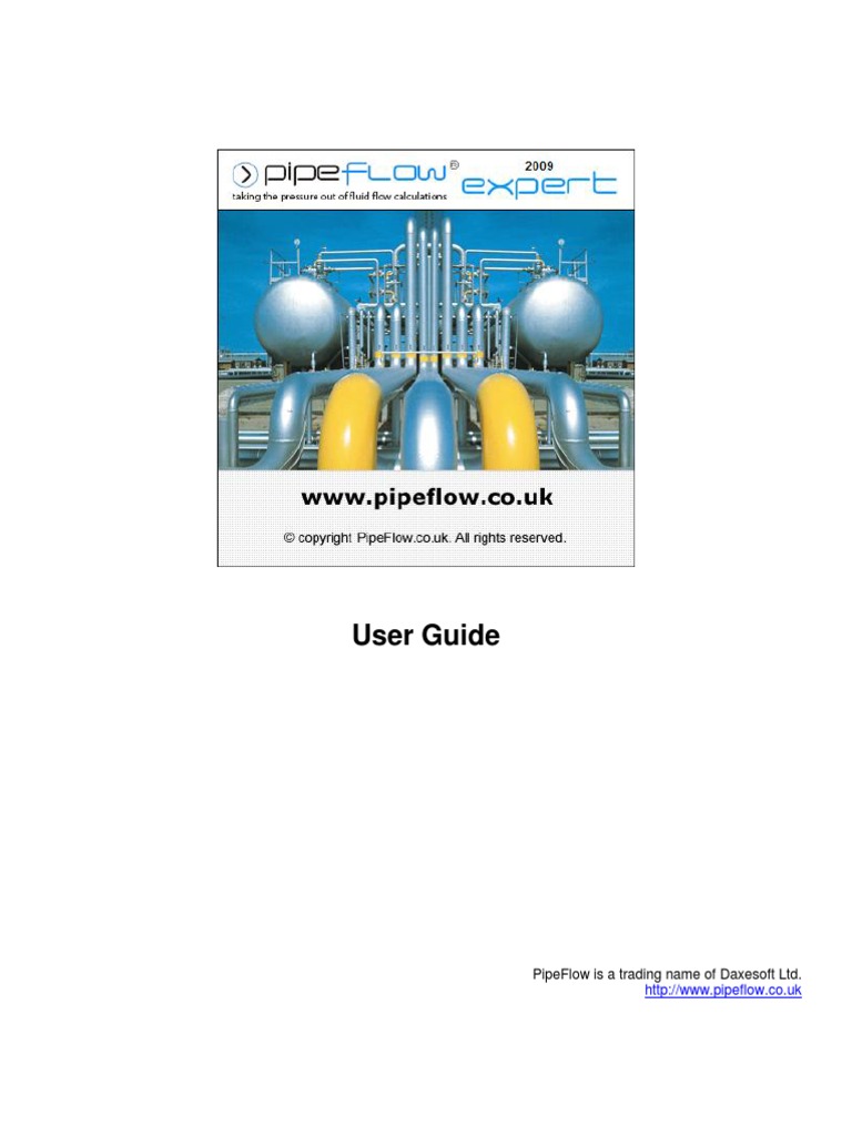 Pipe Flow Expert User Guide | PDF | Pump | Fluid Dynamics