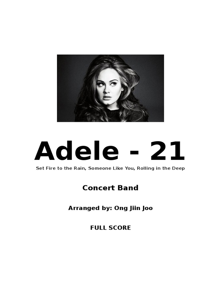 Front Cover Adele - 21 | PDF