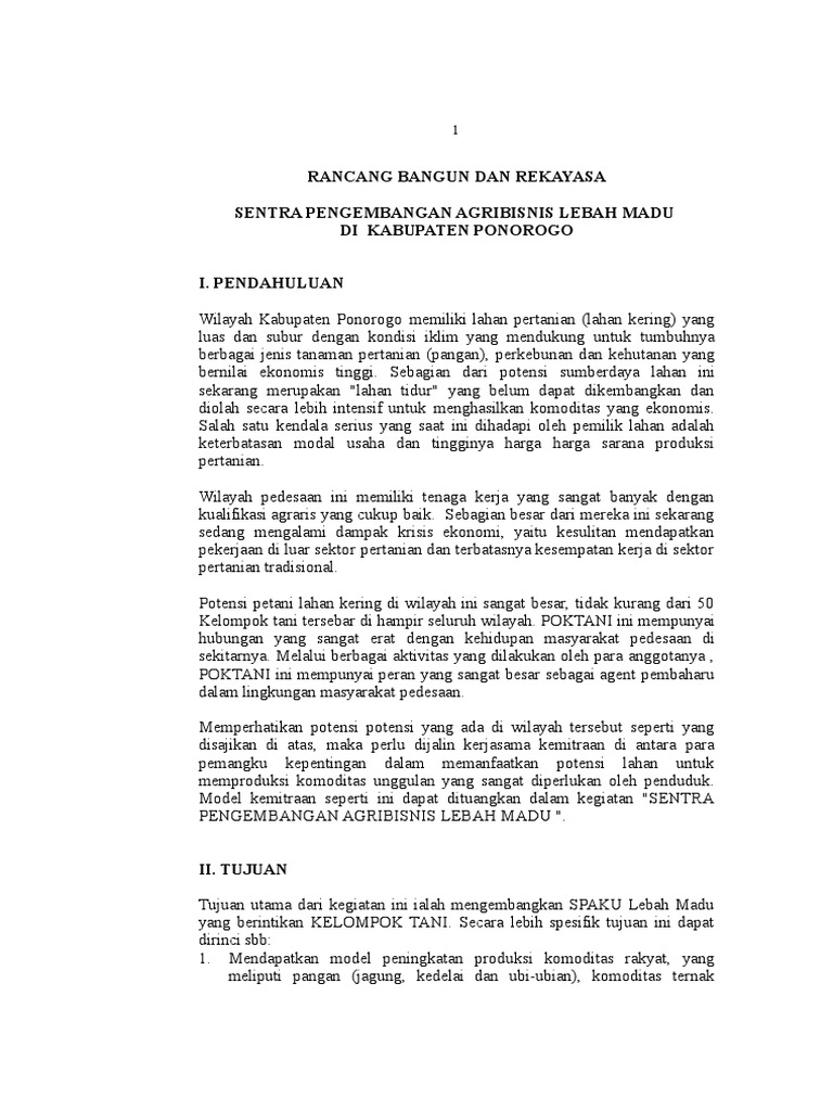 Kelayakan Budidaya Lebah Madu | PDF