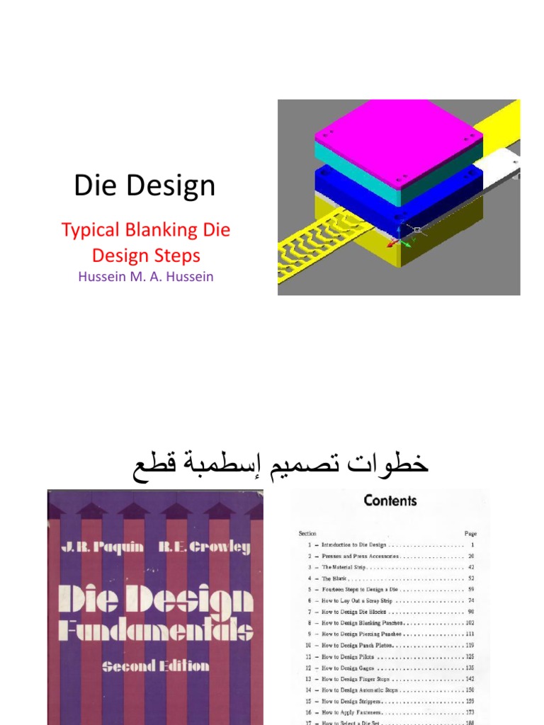 Blank Die Design Steps | PDF