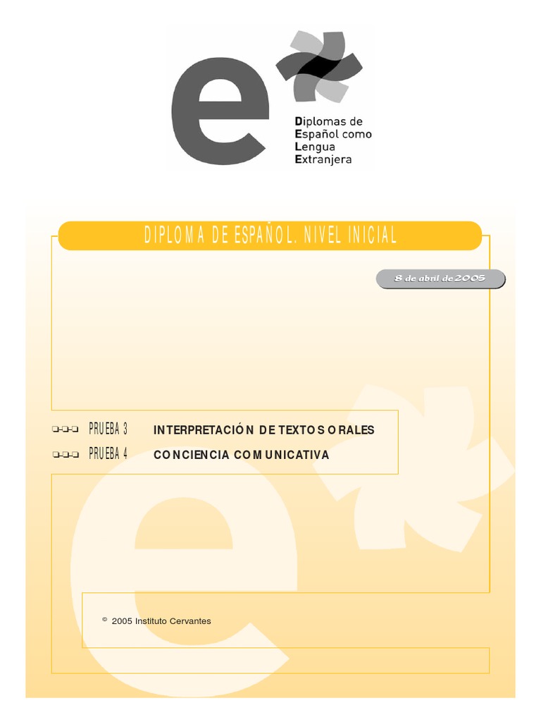 Pruebas III y IV Interpretacion de Textos Orales y Concienci | PDF | Ocio