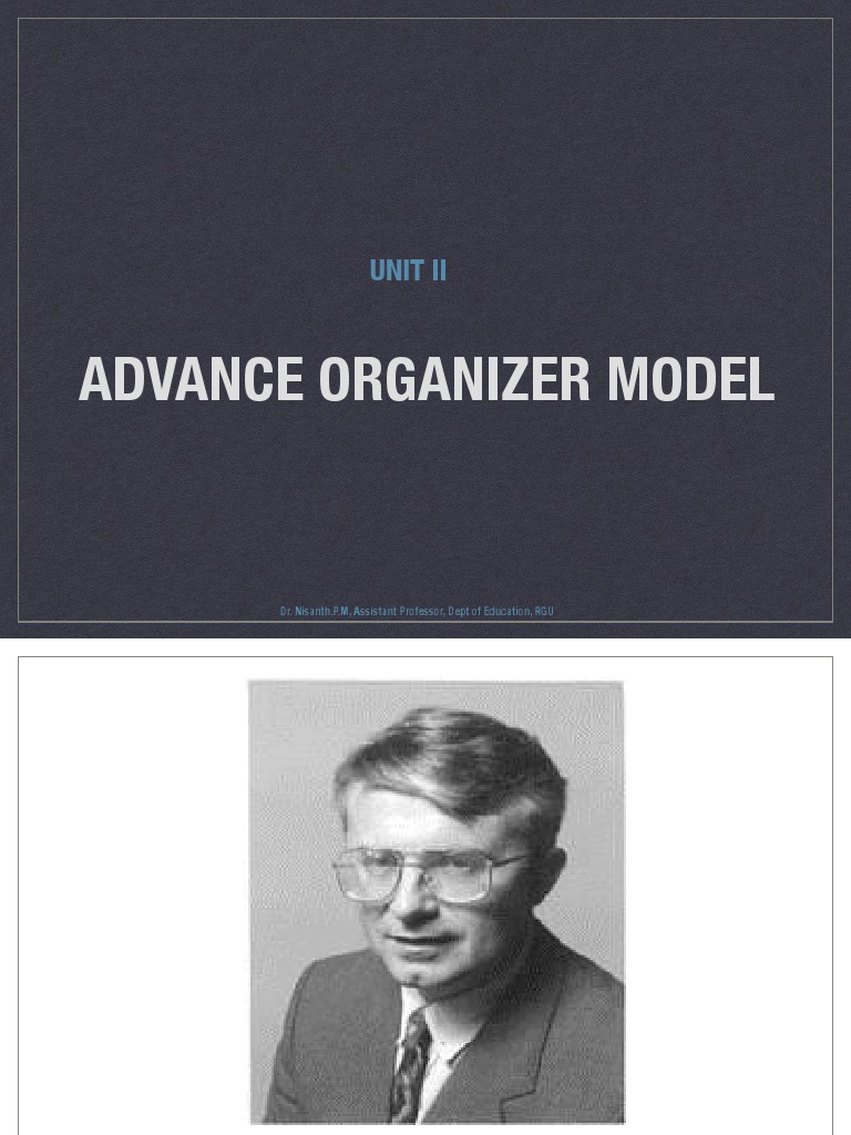 Advance Organizer Model | PDF | Applied Psychology | Neuropsychology