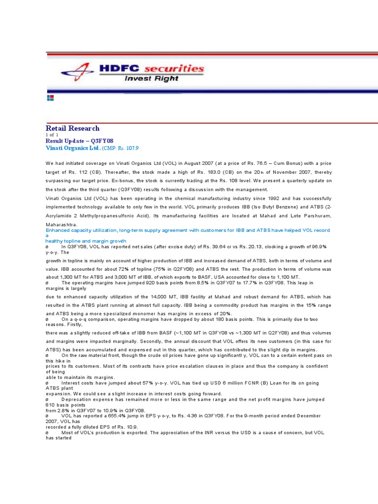 HDFC | PDF | Prices | Economies