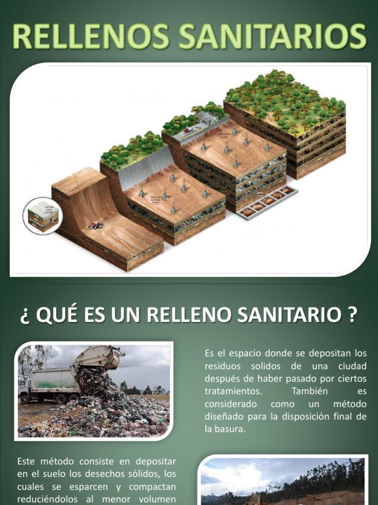 Rellenos Sanitarios | PDF | Vertedero | Residuos
