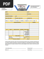 Diesel Log Sheet | PDF