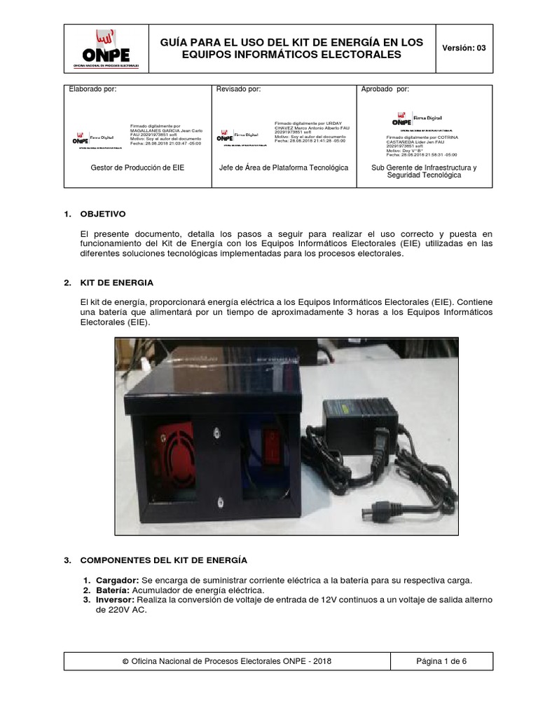 Guía para El Uso Del Kit de Energía en Los EIE - V03 PDF | PDF ...