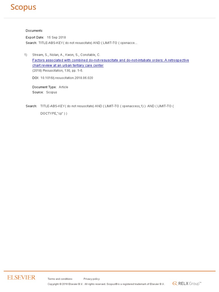 Factors Associated With Combined Do-Not-Resuscitate and Do-Not-Intubate ...