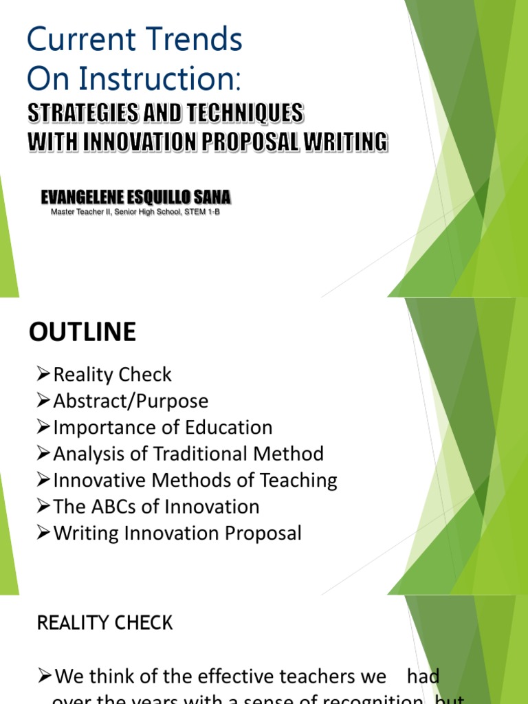 Strategies of Teaching With Innovation Writing | PDF | Creativity | Humour
